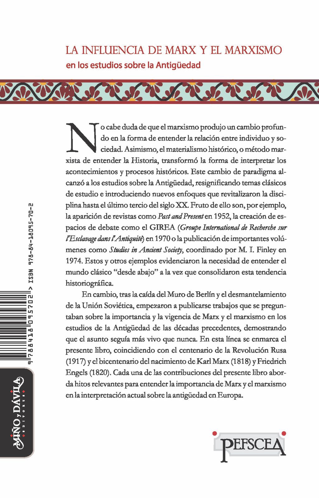 La influencia de Marx y el marxismo en los estudios sobre la Antigüedad ...